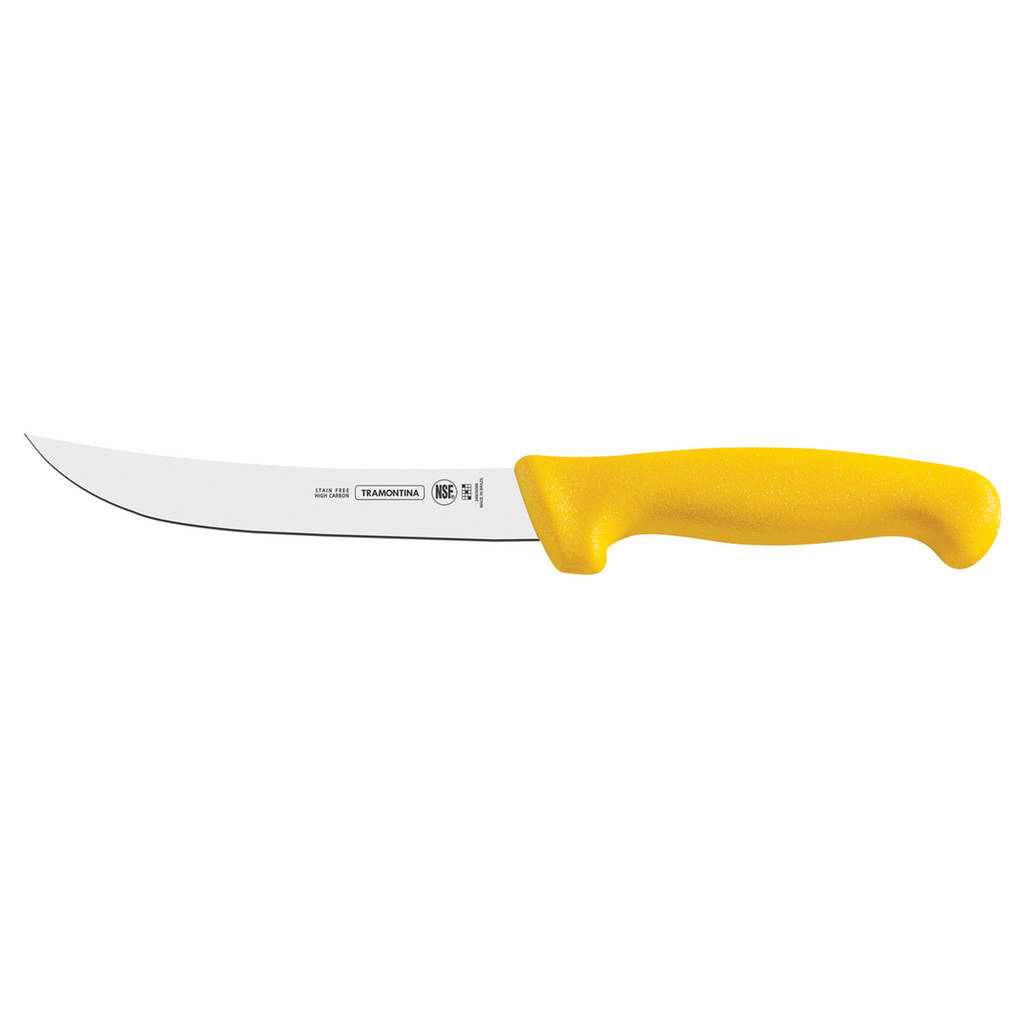 Cuchillo Para Deshuesar Flexible Curvo 6"Profesional Amarillo ...