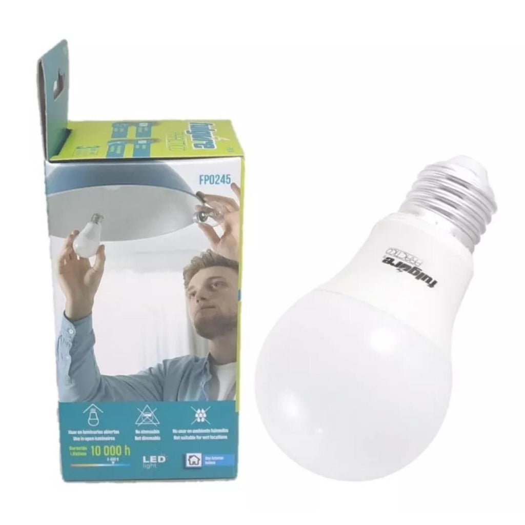 Foco Led 10W Luz Dia Base E27 Fulgore Practico. Herramientas de Ferretería Online