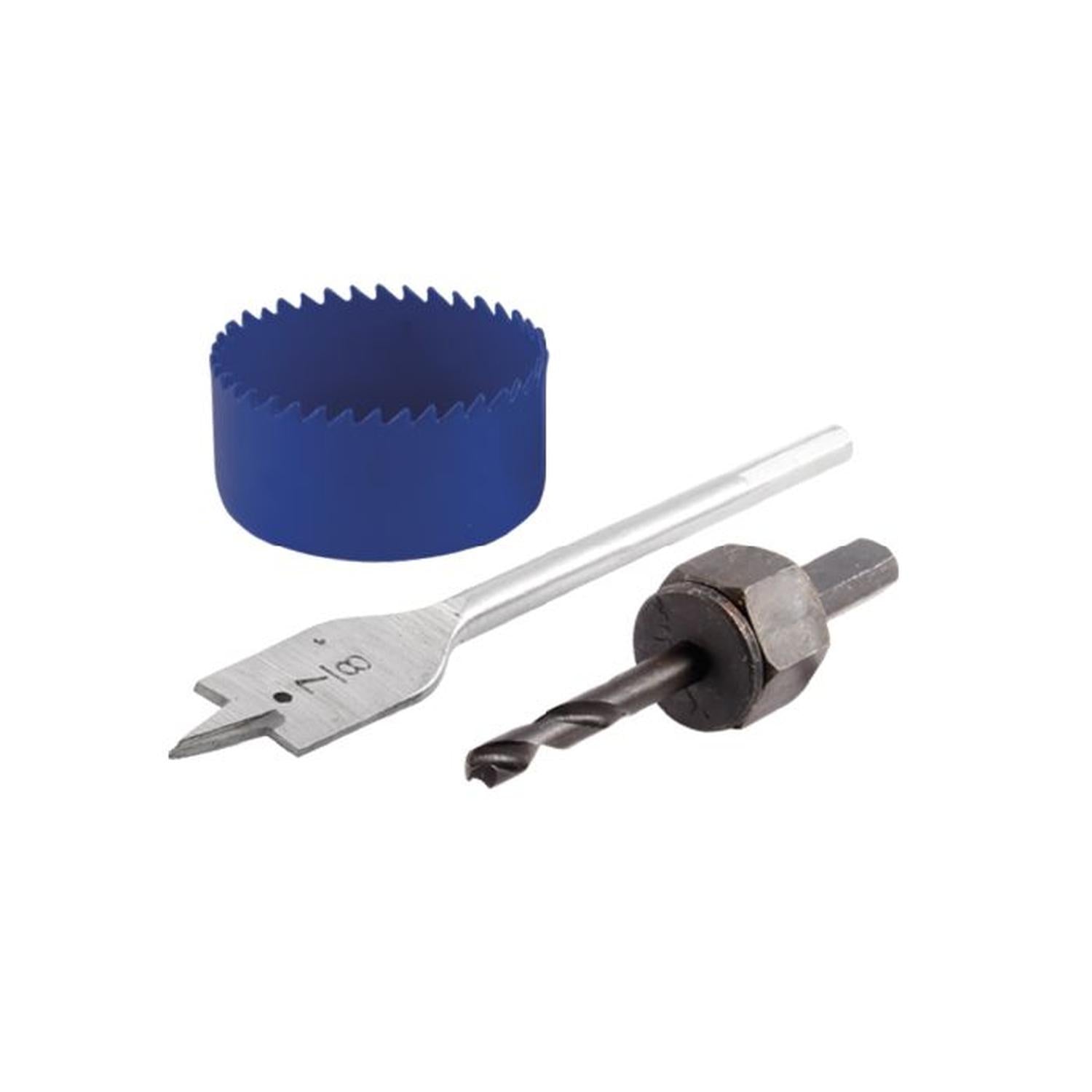 Cortacirculos P/Instalar Cerraduras Juego 3 Piezas – Ferrefaster